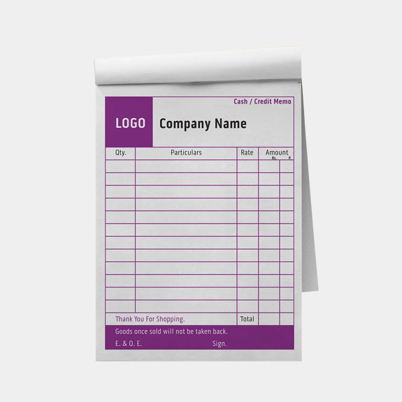Bill Book 100 Pages Marwar Print Bill Book 100 Pages Marwar Print